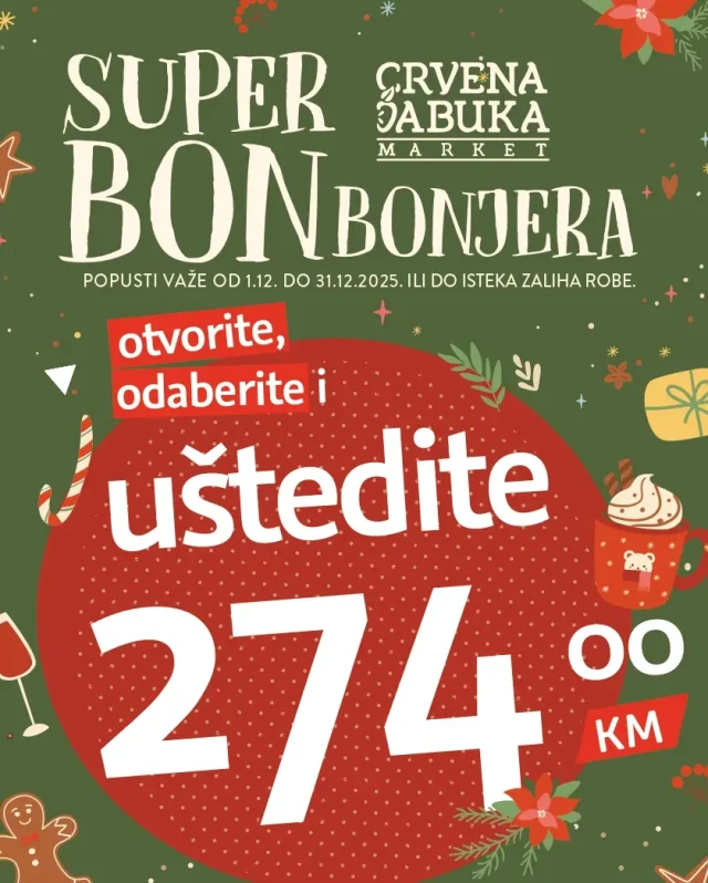 Crvena jabuka: Super BONbonjera – Akcije, katalozi i sniženja u BiH ...